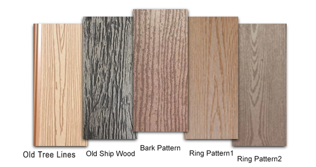 Low Maintenance Composite Wall Cladding Panels Wood Grain Waterproof