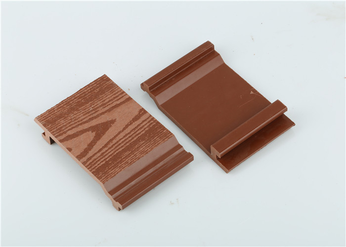 Waterproof Wood Plastic Composite Cladding Tiles For Exterior Walls