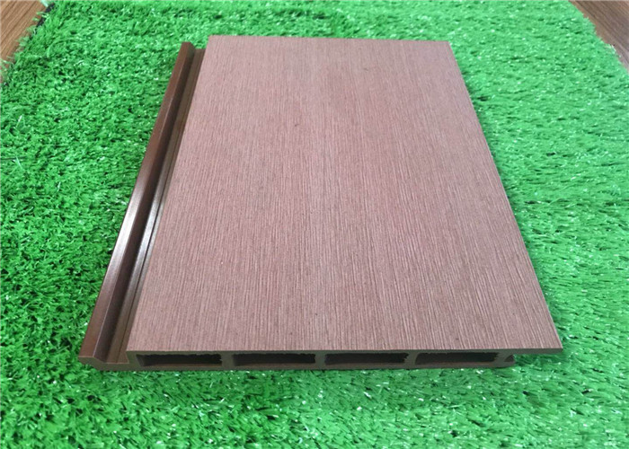 Plastic External Wood Cladding Panels / Vinyl Exterior Wall Cladding ...