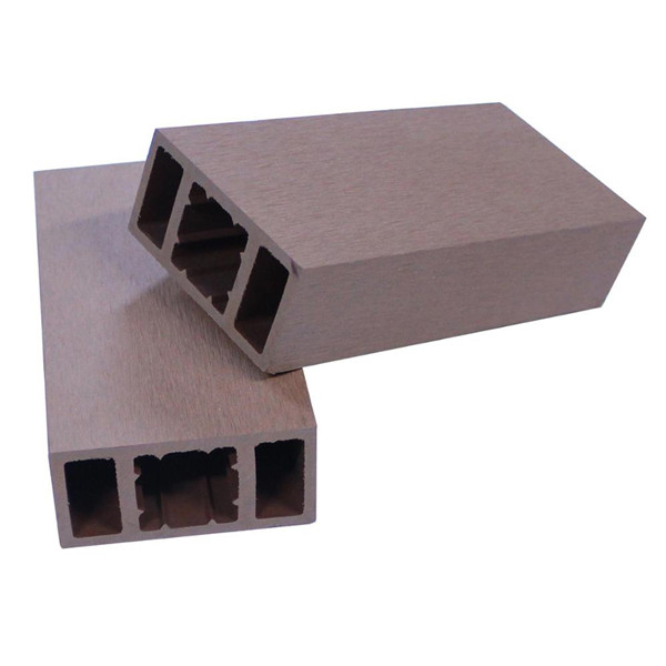 Plastic Composite Deck Railing , Outdoor Wood Grain Handrail Easy ...